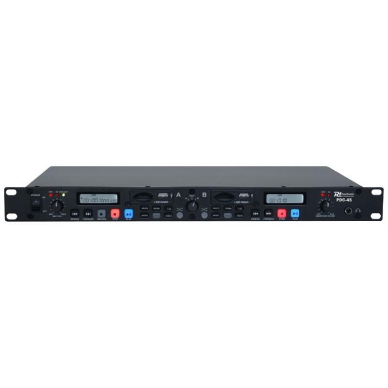 PDC-45 1U Dual Player REC USB/SD - EGO Technologies