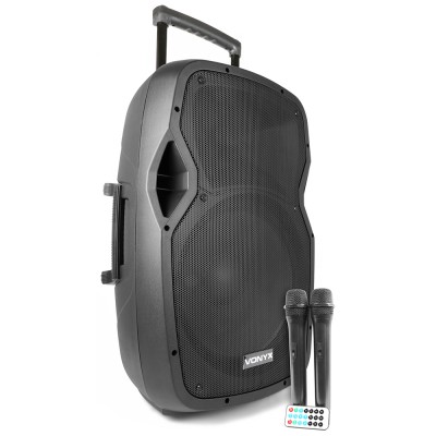 Portable Sound System 15" 2 UHF/BT - EGO Technologies