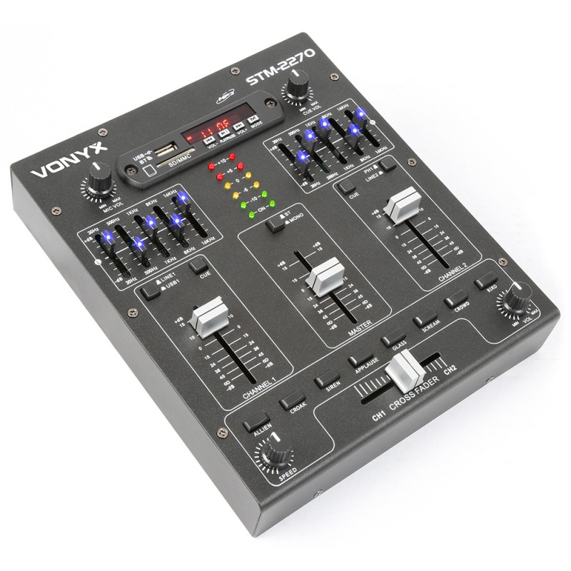 Mixer 4ch/effect/USB/MP3/BT - EGO Technologies