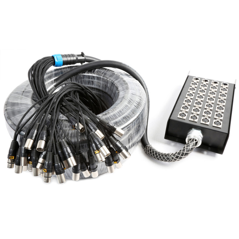 Stage Snake 24-in 4-out XLR 50 metres - EGO Technologies